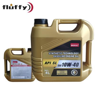 China High Performance Low Price Engine Oil 10W-40 SL 4L Car Auto Anti-wear Fully Synthetic Engine Oil Automotive Lubricant oil for sale