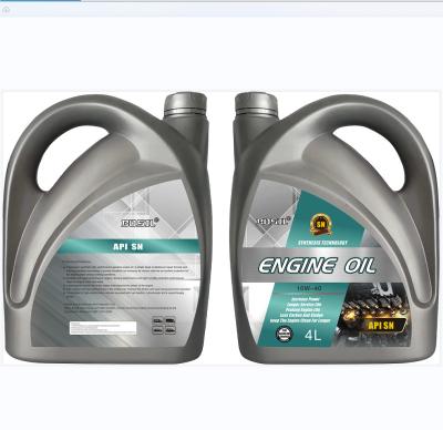 China SN 10W-40  Full Synthetic Car Auto Automotive Lubricants Gasoline Engine Oil for sale