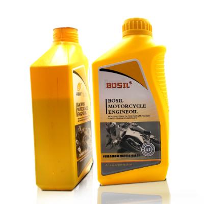 China 4T Hot Sale 15W40 OEM Yellow Bottle Factory High Quality Cheap 1L Small Package Motorcycle Engine Oil for sale