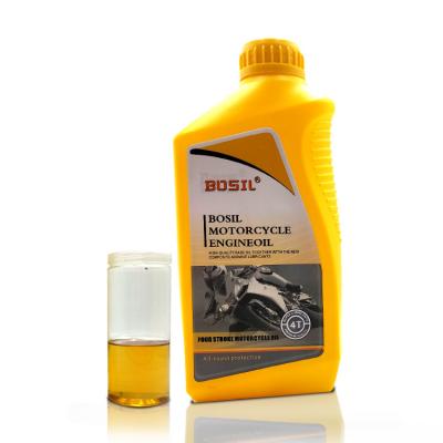 China 10W40 4T 15W40 OEM Yellow Bottle Factory High Quality Small Package Cheap 1L Motorcycle Engine Oil for sale