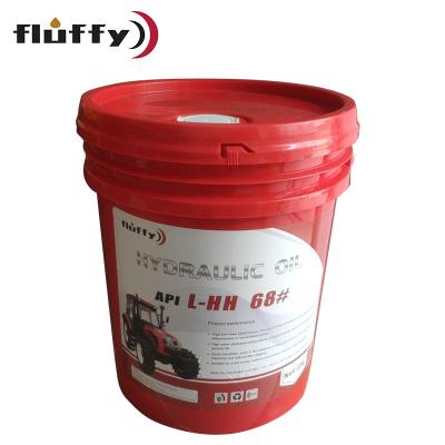 China sae cheap good quality tractor anti-wear best forklift hydraulic oil brand BOSIL Fluffy 68# aw68 for sale