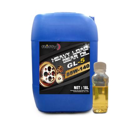 China Lubricants Industrial Heavy Load 85W-140 GL-5 Factory Gearbox  Vehicle Truck  Gear Oil for sale