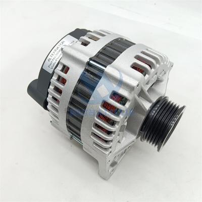 China 24V 110A Alternator Part 3698351 for ISG ISX Diesel Engine - 34×34×28 cm Aluminum Construction for sale