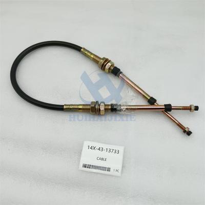 China Komatsu D65E D85E Throttle Cable 14X-43-13732 14X-43-13733 14X-43-13734 Excavator Hose Pipe for sale