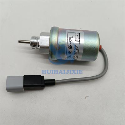 China Stop Solenoid Valve 71630201 716/30201 for 2CX 3CX 4CX Engine Excavator 8040ZTS 8045ZTS for sale