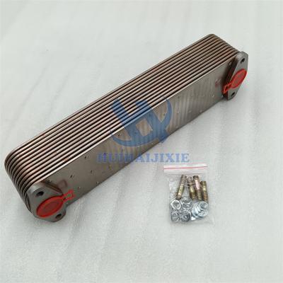 China 6212-61-2111 6212-61-2110 Radiator Element Core for 6D140 Engine 12PCS Oil Cooler Element 8kg for sale