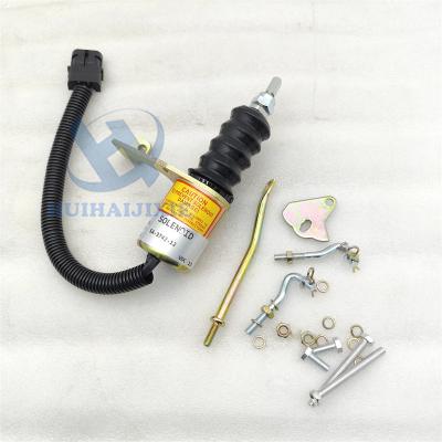 China 3932017 Diesel Engine Stop Solenoid Valve SA-3742-12 12V Fuel Shutdown Solenoid for Duetz Bosch RSV for sale