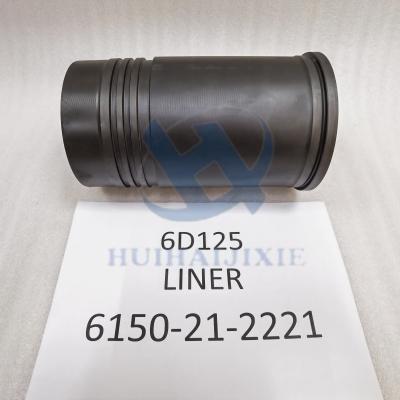 China Komatsu PC400-8 6D125 Engine Cylinder Liner Kit 6150-21-2221 Excavator Spare Parts for sale