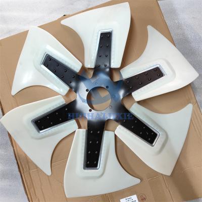 China EFI 4-Hole 6-Blade Cooling Fan Blade 1-13660371-0 1136603710 for Isuzu Engine 4HK1 6HK1 for sale