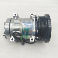 China 24V AC Compressor 320-1291 8PK 133mm for Caterpillar Excavator 320D 330D 336D for sale