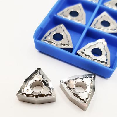 China WNMG Peach Shape Cermet Carbide Turning Inserts External CNC Lathe Turning WNMG080408 for sale