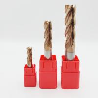 China Carbide 4 Flute Square Solid End Mill CNC Milling Cutter For Metal 10mm for sale