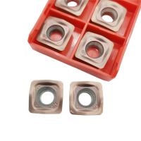 China OEM ODM PVD Coated Inserts Lathe Tool Inserts SDMT 140520GM-R2 for sale
