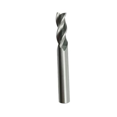 China High Precision Solid End Mill 3 Flute Flat Square For Stainless Steel 8X8 for sale