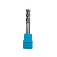 China CNC Tungsten Carbide Four Flute Solid End Mill Cutter 55 65 HRC for sale
