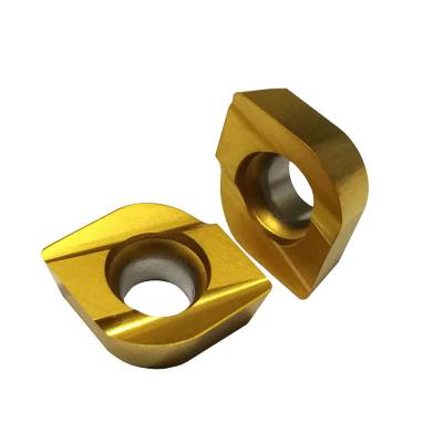 China Golden CNC Carbide Cutting PVD Coated Inserts For Lathe GPMW120560-R for sale