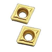 China Tungsten Carbide CVD Coated Inserts CCMT060204 For Lathe Turning Tool for sale
