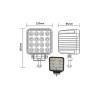China LED Work Lamp/ Headlamp Truck Light (LED Car Headlamp) for sale