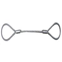 China SPAN WIRE 26mm X 15M 1 EYE MECHANICAL SPLICE ON ONE END WITH THIMBLE for sale