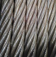 China Galvanized steel messenger cable 10 mm /14mm/16mm/22mm/34mm steel towing wire rope for sale