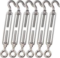 China 1/4 Adjustable Stainless Steel Turnbuckle Wire Tensioner for Wire Rope Fittings Cable and Rope for sale