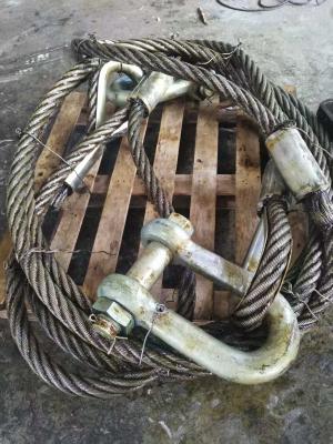 China Shanghai Customized Steel Wire Rope Sling for Construction Structures for sale