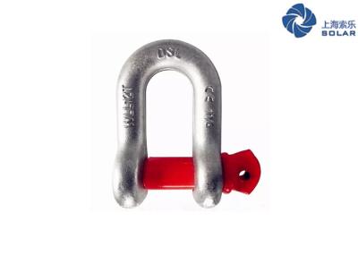 China Rigging Hardware US Type Screw Pin DEE Shackle G210 Galvanized Chain Wire Rope Fittings for sale