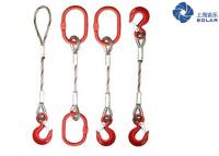 China Single Leg Customized Synthetic Rope Slings End With Thimbled Eye for sale