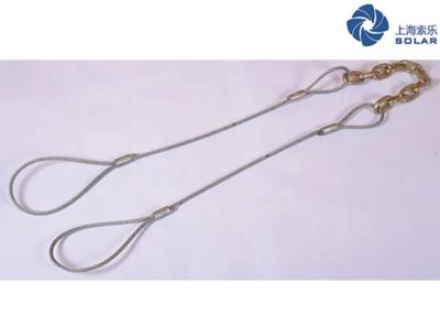 China High Strength Alloy Steel Lifting Chain Slings End With Steel Wire Rope for sale