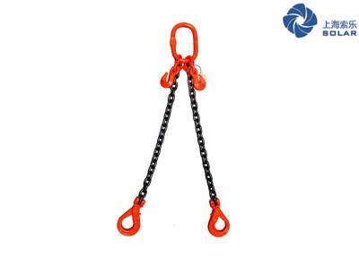 China Two Legs Crane Lifting Slings 4:1 Standard Safety Factor G80 G100 Quality Grade for sale