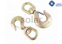China US Type Lifting And Rigging Hardware Alloy Steel / Carbon Steel Swivel Hoist Hook for sale