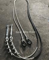 China Customized Davit Steel Wire Rope Sling 4mm~18mm Diameter For Rescue Boat for sale