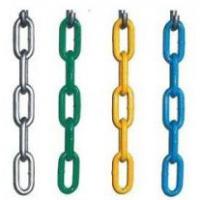 China 9-19mm Long Link Lashing Chain ISO CE Approval For Binding Transportation for sale