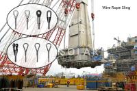 China Steel Material Customized Wire Rope Sling IWR / IWS / FC Core Type for sale
