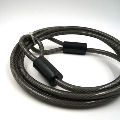 China Solar Plastic PVC/PEC coated galvanized steel wire rope lifting sling for sale