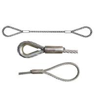 China Stainless Steel With Thimble 2.46t Wire Rope Sling for sale