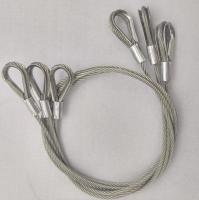 China Thimble Eye Double Ends Stainless Steel 304 Lifting Ropes Slings for sale