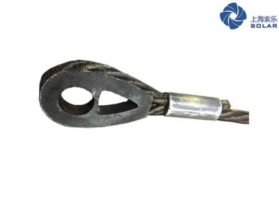 China Marine Galvanized Steel Solid Thimble Wire Rope Sling for sale