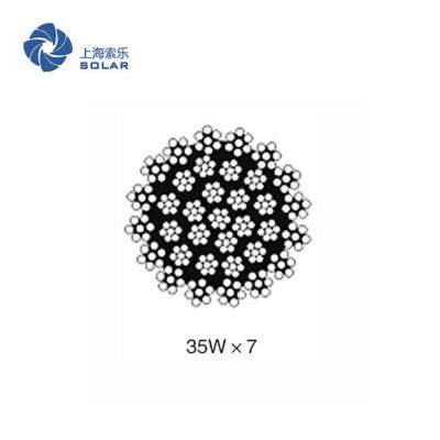 China Marine Non Rotating 35Wx7 35WxK7 Lifting Steel Wire Rope for sale