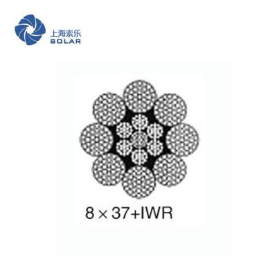 China Marine Galvanized Hoist 8x37+IWR 8x37+FC Carbon Steel Wire Rope for sale