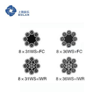 China 8x36WS+IWR 8x36WS+FC 8x31WS+IWR 8x31WS+FC Special Wire Rope for sale