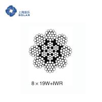 China Round Hot Rolled 8x19W+IWR 8x19W+FC Steel Wire Rope for sale