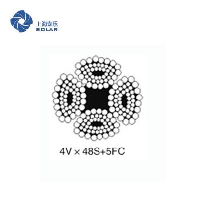 China Hoisting Machinery 20mm 4Vx48S+5FC Lifting Wire Rope for sale
