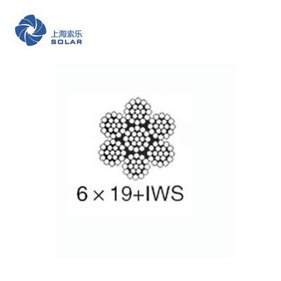 China Marine Lifting 6x19+IWS 6x19+FC Carbon Steel Wire Rope for sale
