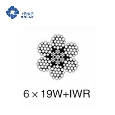 China Galvanized Lifting 6x19W+IWR 6x19W+FC Steel Wire Cable for sale