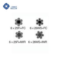 China Lifting 6x26WS+IWR 6x26WS+FC Galvanized Steel Wire Rope for sale