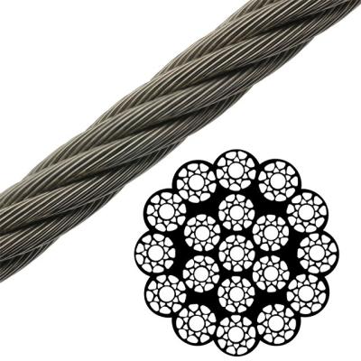 China 19x19 Marine Heavy Duty Galvanized High Strength Steel Wire Rope for sale