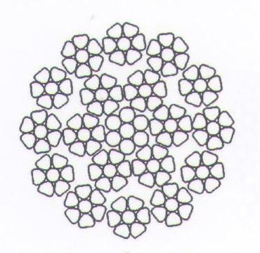 China Heavy Duty Galvanized 18xK7+IWS Metal Wire Rope for sale