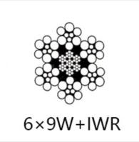 China 6x9W+IWR Galvanized Heavy Duty Marine Drawing Steel Wire Rope for sale