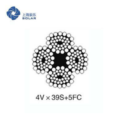 China 4Vx39S+5FC Non Rotating Lifting Galvanized Steel Wire for sale